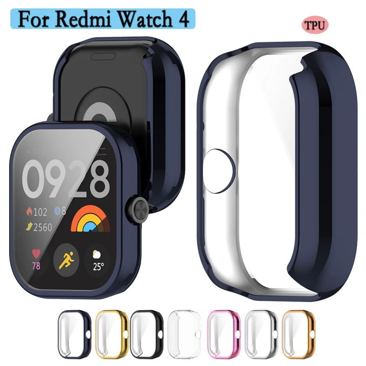 For Redmi Watch 4 Case Durable and Flexible TPU Shell Protector Full ...