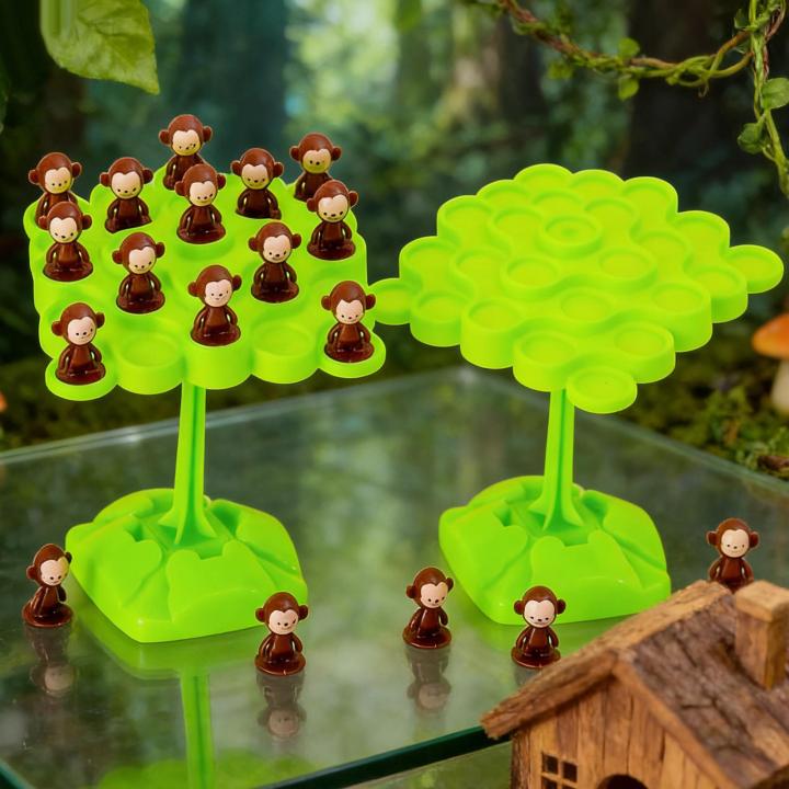 Monkey Balance Tree STEM Toy Kids Focus Balance Training Parent Child ...