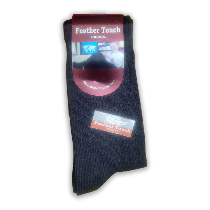 Feather Touch Women's Winter Fleece Lined Indoor Home Socks in Solid ...