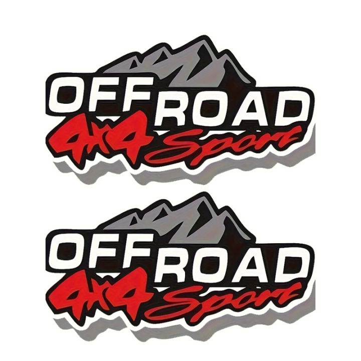 Off-Road 4X4 Sports Vinyl Decal -15x8cm, Adventure Off-Roading Sticker ...