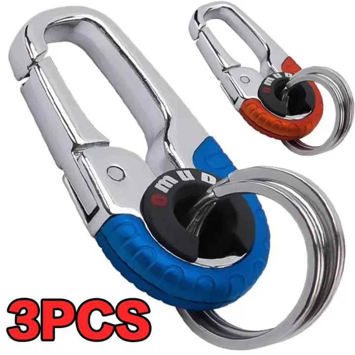 Keychain Buckle for Men Stainless Steel Key Ring Key Chain Hook Outdoor ...