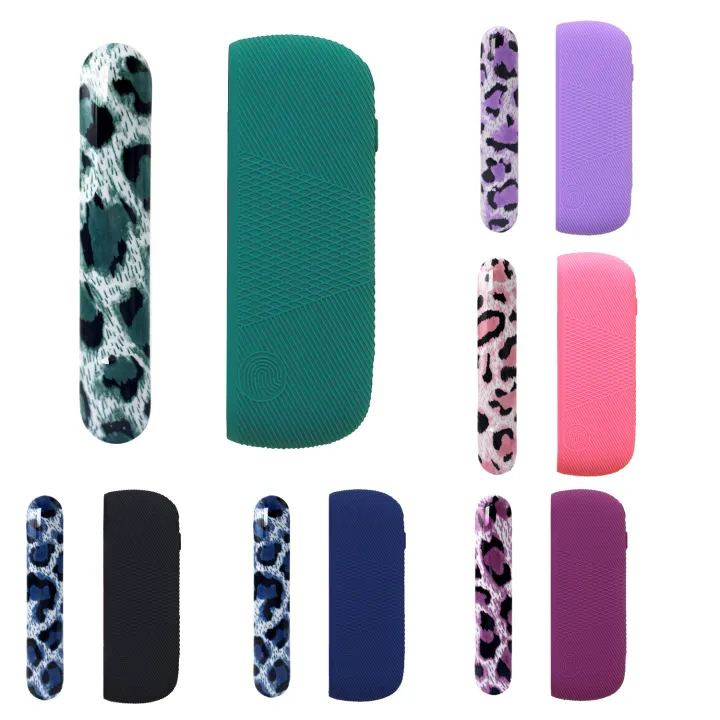 Shockproof IQOS ILUMA Silicone Case Set Pastel Macaron Colors+ Leopard ...