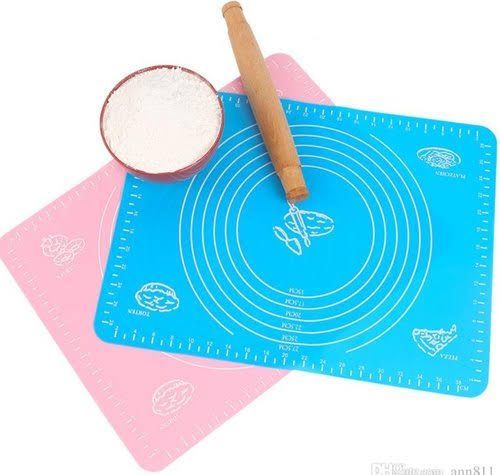Silicone Roti Pastery Baking Rolling Mate Random Color | Daraz.pk