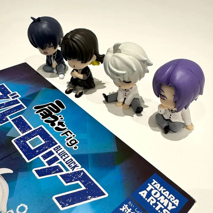 4Pcs Blue Lock Gk Anime Figure Isagi Yoichi Bachira Meguru Shoulder To ...