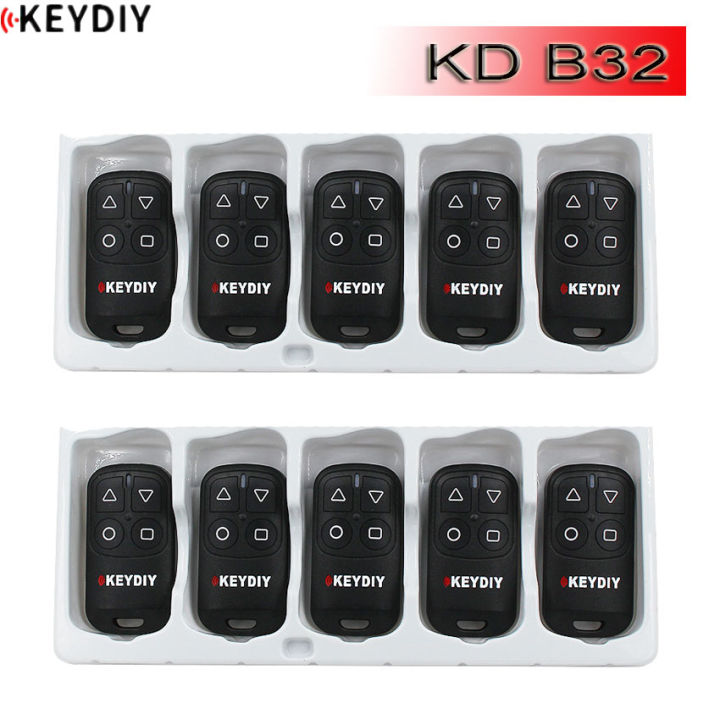 10pcs KEYDIY KD B32-4 B32 Car Remote Key 4 Button Garage Door Remote ...