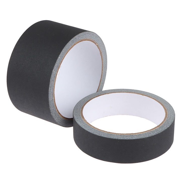 （Summer6）Black Gaffer Tape No Residue Non-Reflective Easy Tear Book ...