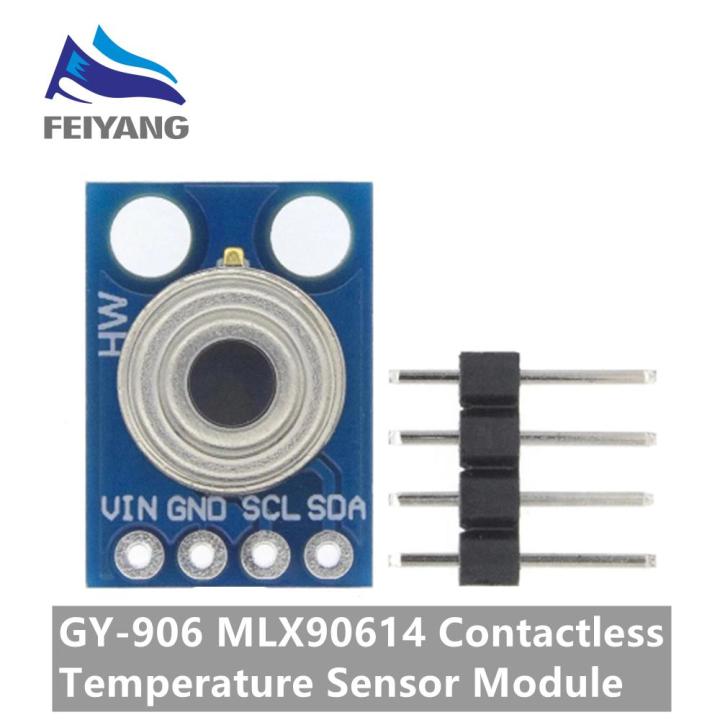 MLX90614 GY-906 Sensor Module Non-contact Infrared Temperature IR IIC ... MLX90614 GY-906 Sensor Module Non-contact Infrared Temperature IR IIC ...
