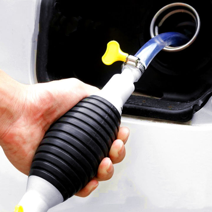 Universal Hand Gas Oil Pump Car Fuel Pump Manual Suction Pipe Gasoline ...