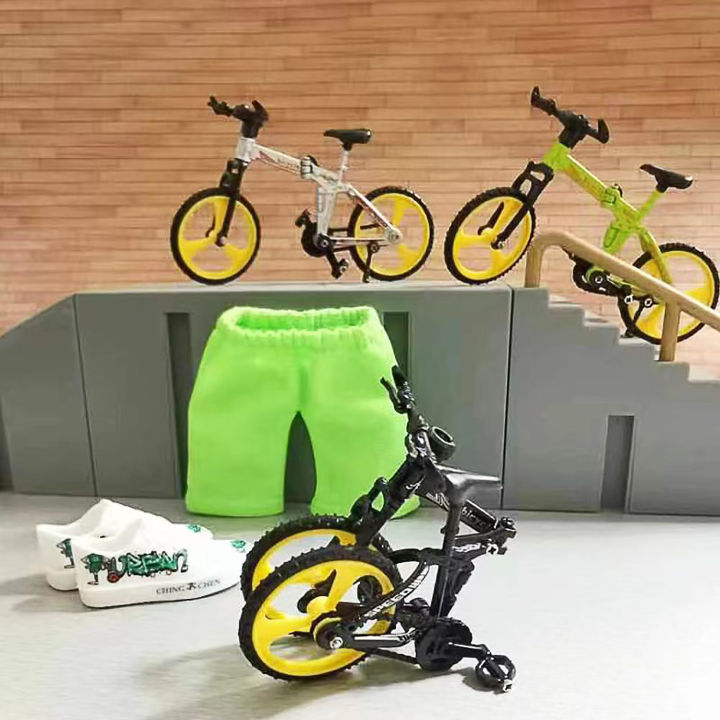 Cross border finger bike folding mini bike creative sliding mountain ...