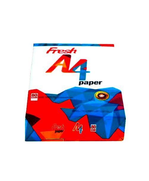 Fresh Offset Paper, A4, 80 GSM (Pack of 500 Sheets) 100% Original ...