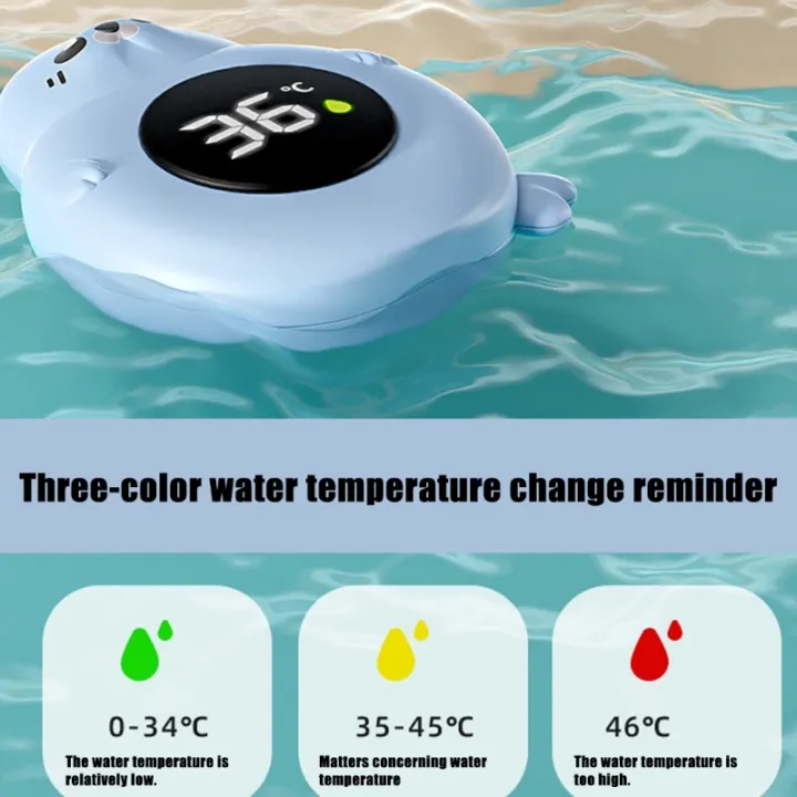 Baby Safety Water Temperature Monitor Fast Reading Temp Meter LED ...