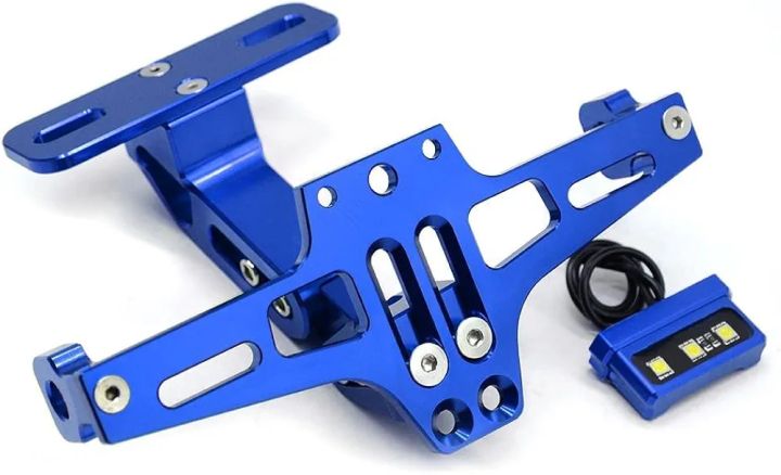 CNC Adjustable LED Tail Tidy with Number Plate Holder with LED for ...