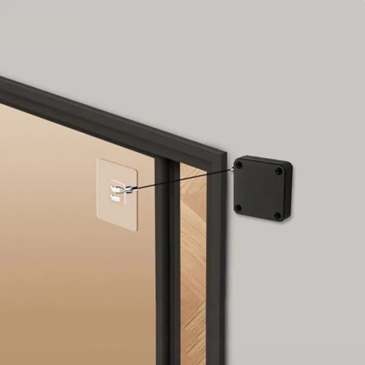 Punch-Free Automatic Sensor Door Closer Adjustable Surface Door Stop ...