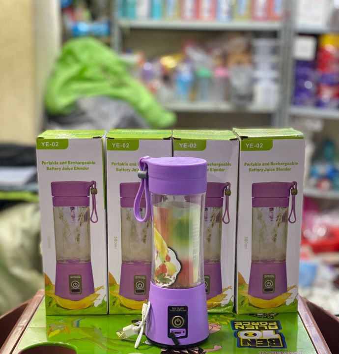 mini juicer machine u s b rechargeable Mini Portable Juicer Blender ...