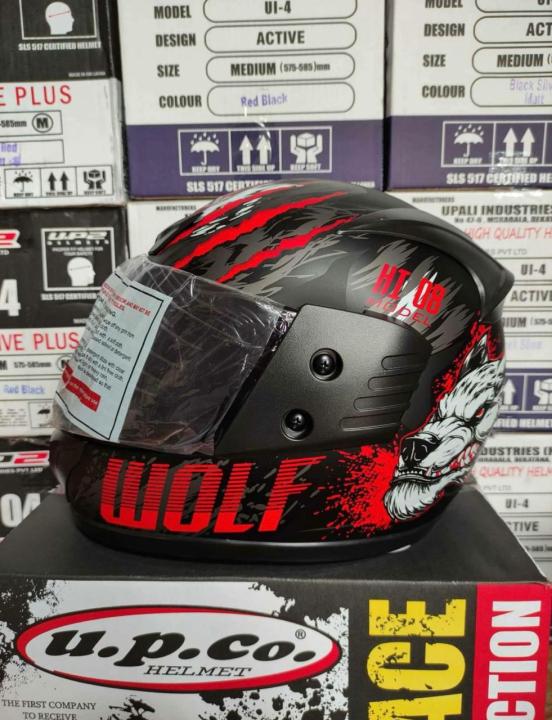 full face helmet u.p.co wolf | Daraz.lk