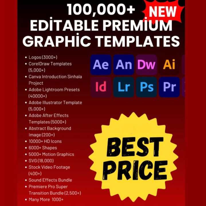 Ultimate 100GB+ |10000 + Editable Graphics Templates | Premium Graphics ...