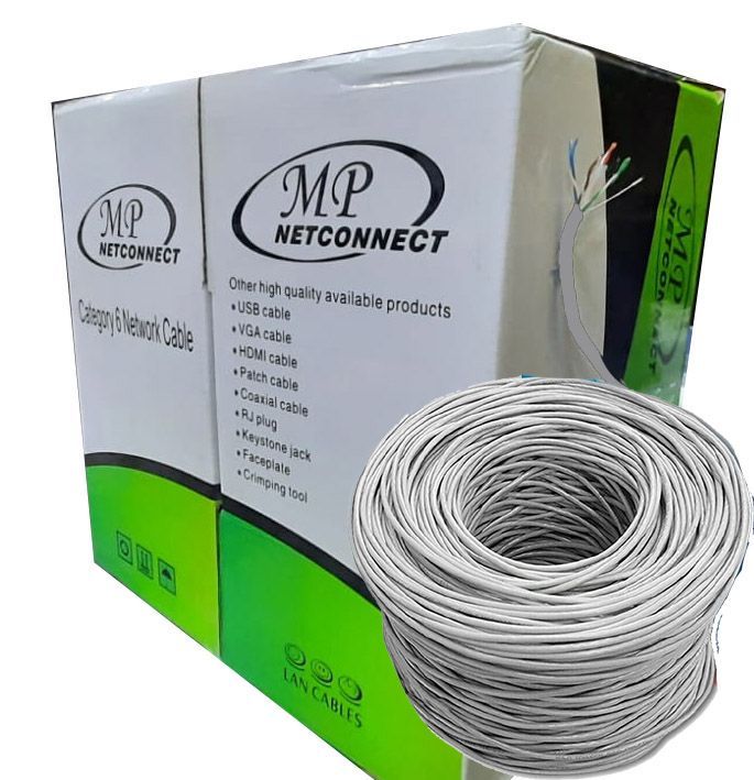 MP Cat6 UTP Copper Cable - 305m Grey | Daraz.com.np