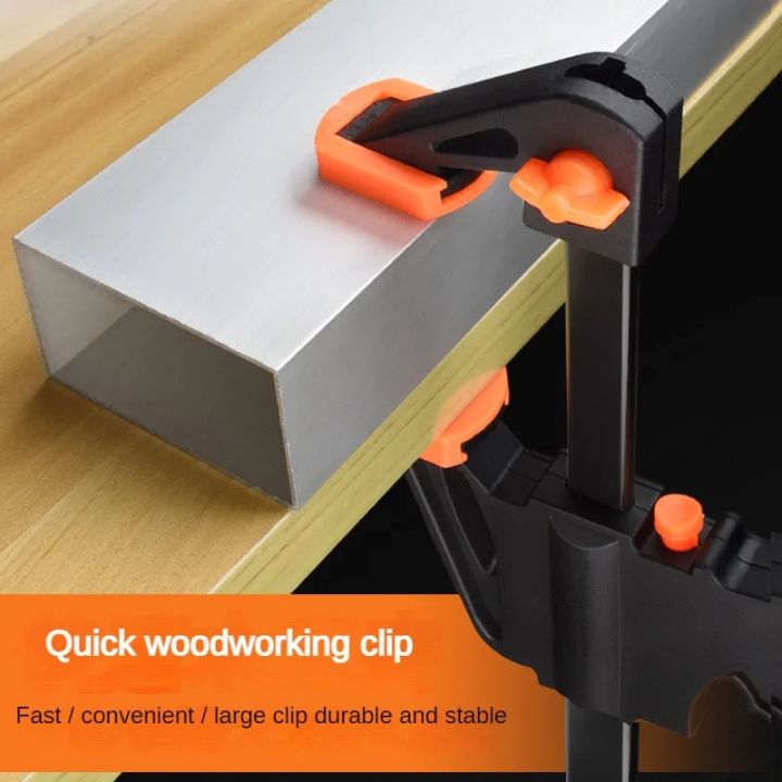 Woodworking Work Bar F Clamp Clip Kit Quick Ratchet Release Speed ...