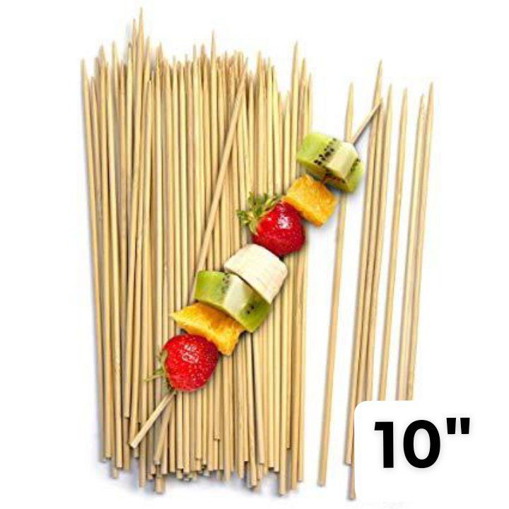 Wooden Stick 10" 8" Inch , BBQ Stick | Daraz.lk