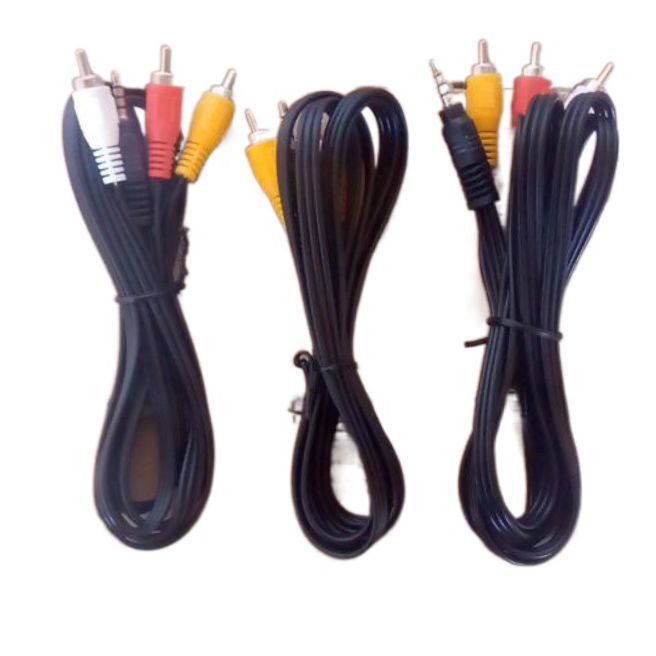 Freesat Decoder Original Company 3 in 1 AVI Cable | Daraz.lk