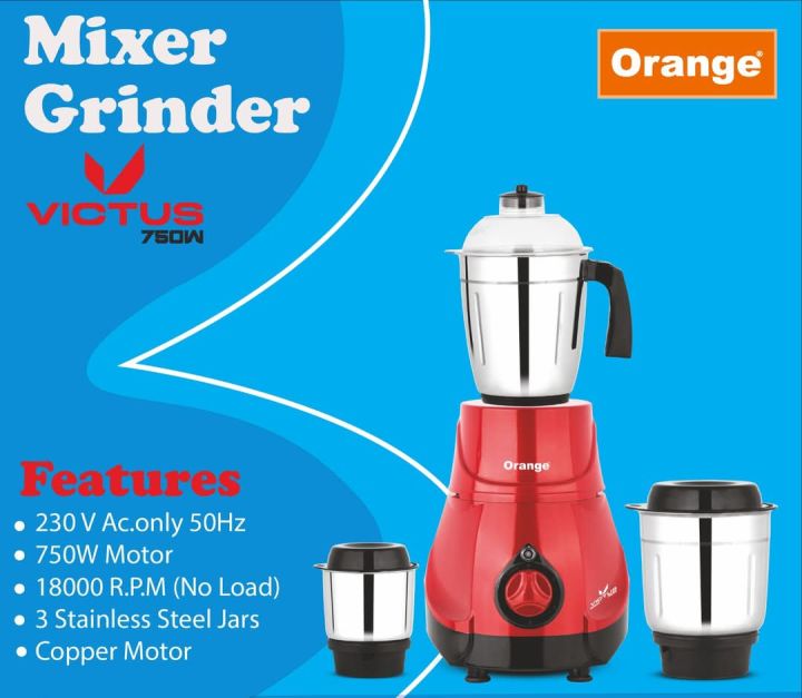 ORANGE Mixer Grinder - VICTUS - 750w | Daraz.lk