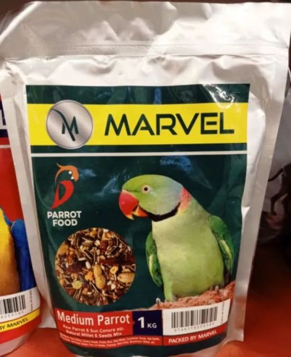 Marvel Parrot Food medium 1 kg pack | Daraz.pk