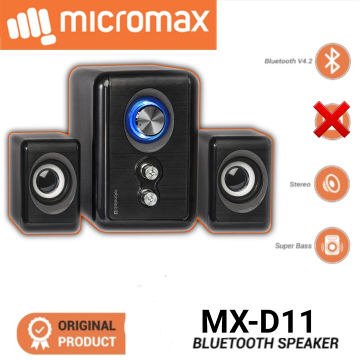 Micromax MX-D11 Bluetooth Speaker with extreme bass and sound quality ...
