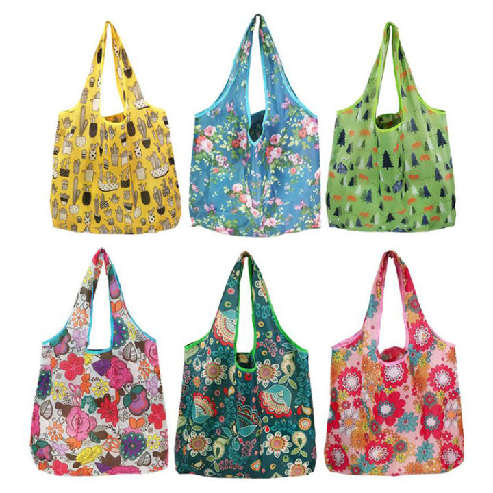 Reusable Shopping Bags Foldable Large Size Women Shopping Bags Totes ...
