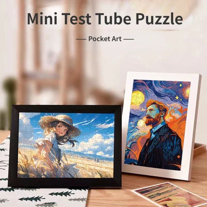 150PCS Mini Test Tube Jigsaw Puzzles for Adults Decompression Toy ...