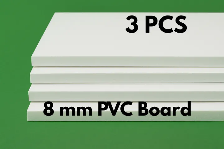 8mm PVC Board 3 Pcs White. For DIY And Craft Project | Daraz.com.bd