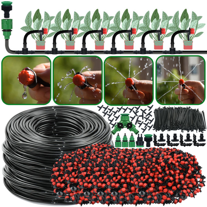 KESLA Garden 1/4'' Drip Irrigation Kit Automatic Watering System ...