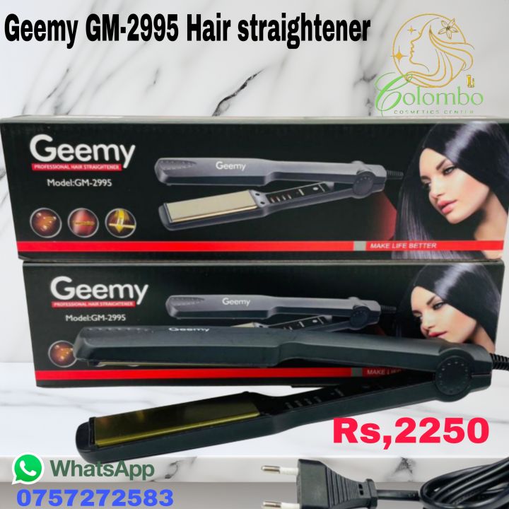Geemy GM-2995 Hair iron style shining Hair tool | Daraz.lk