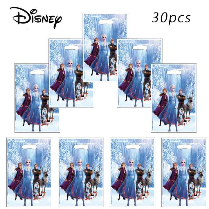 30pcs Frozen Princess Elsa Birthday Party Gift Bags，Princess Elsa Candy ...