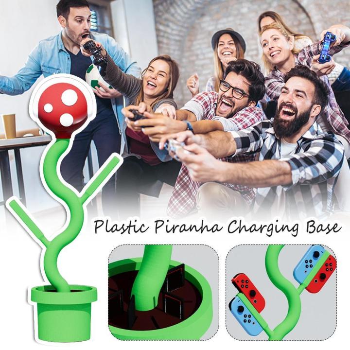 Cartoon Man-eating Flower Game Console Switch Storage Stand Dock ...