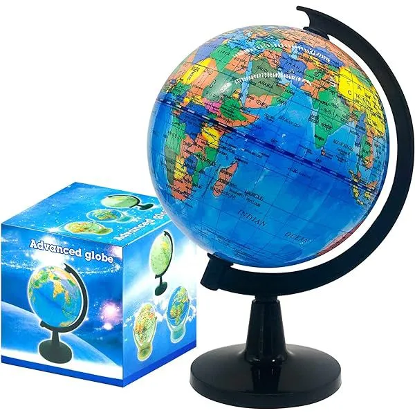 *8CM* Rotating Globe Map Stand Plastic Body world maps office table ...