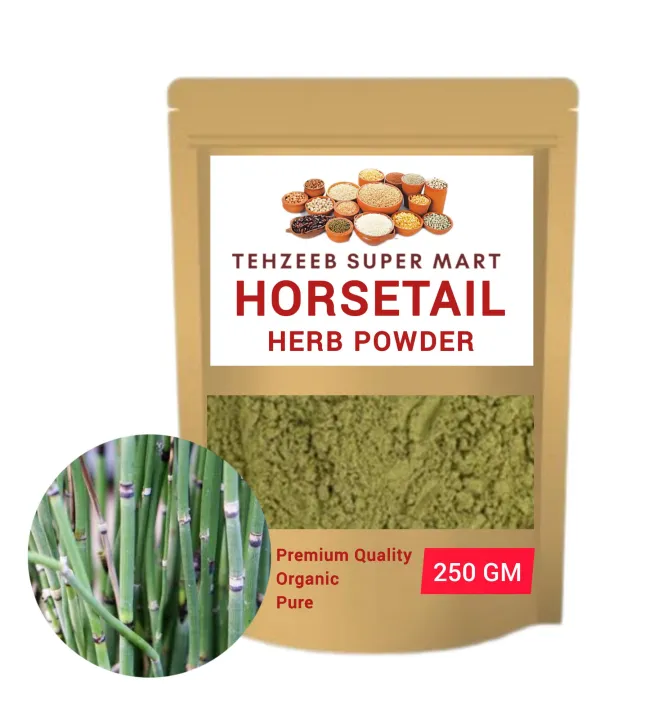 Horsetail Herb Powder | Organic Horse Tail | Dry HorseTail | 250 GM ...