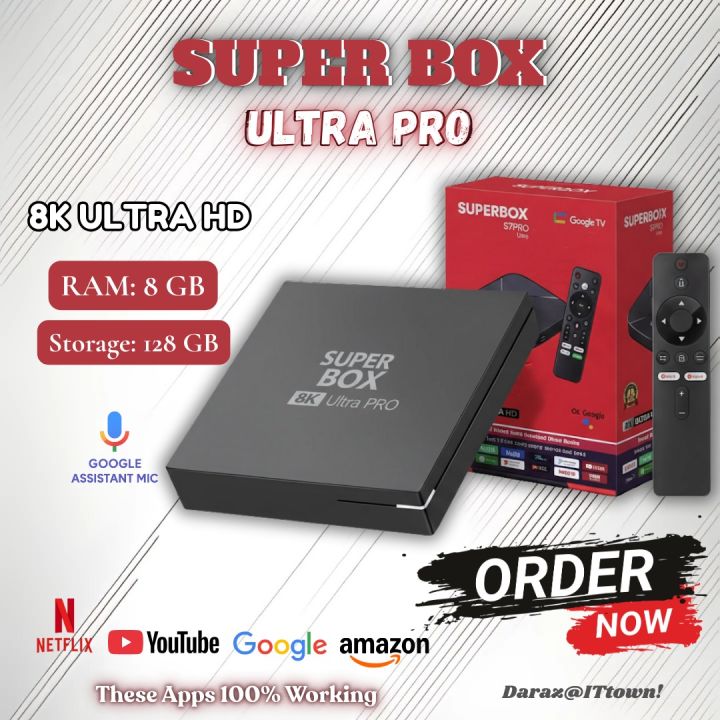 Super Box Tv Box Android 14.0 | super box smart tv box 2GB RAM 16GB ...