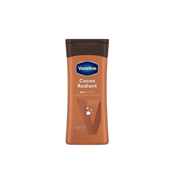Vaseline Intensive Care Cocoa Radiant Pure Cocoa Butter Body Lotion ...