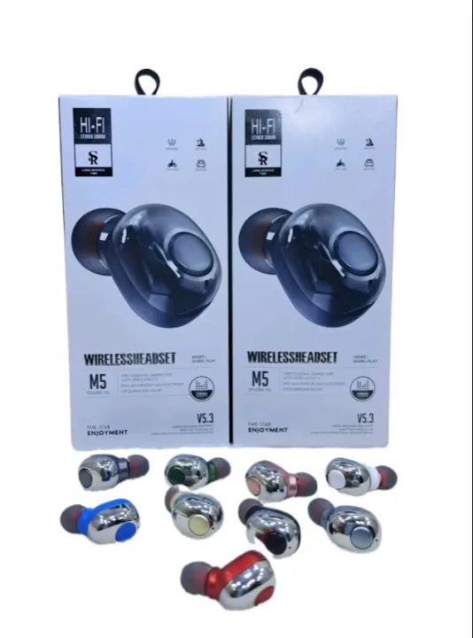 m5 singel ear Bluetooth earbuds | Daraz.pk