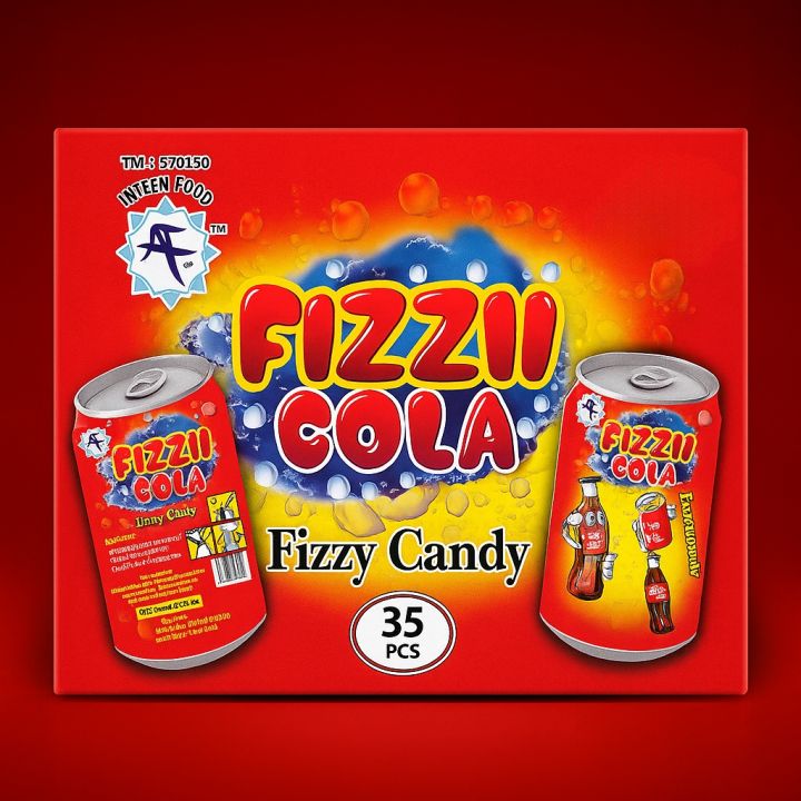 Fizii Cola Fizii Candy – Pack of 35 PCs | Fizzy Cola-Flavored Hard ...