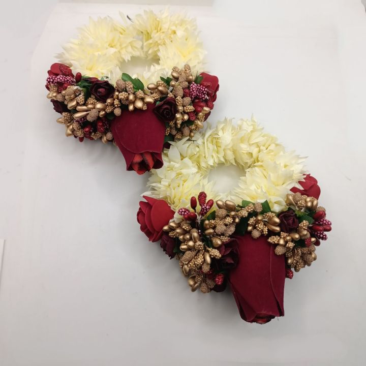 Handmade Artificial Flower Floral unbeatable Gajra Veni