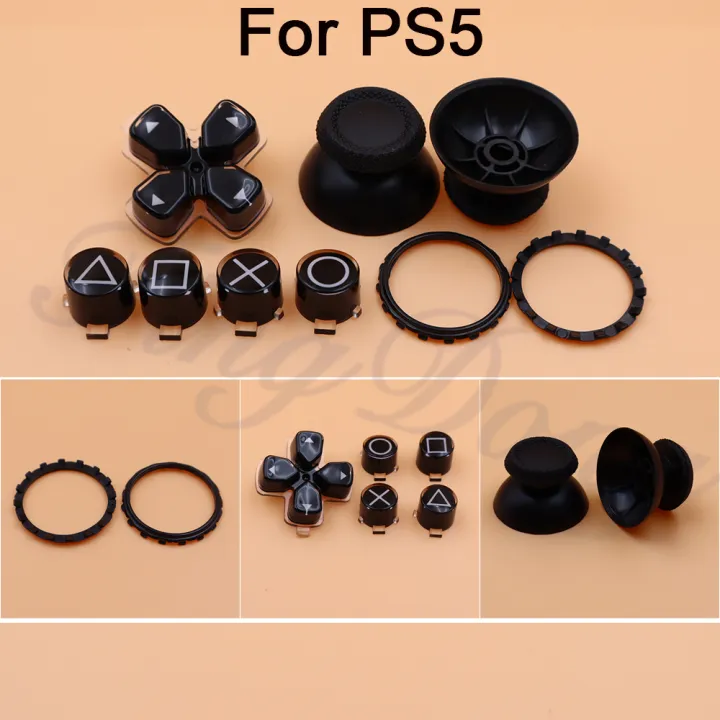 1Set Handle Button Keys Thumb Stick Cap Accent Thumbstick Rings For ...