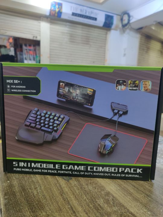 Mobile Game Combo Pack 5 In One Android With Keyboard And Mouse For ...