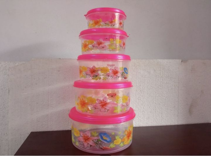 Lira 5 pcs plastic bati set | Daraz.com.bd