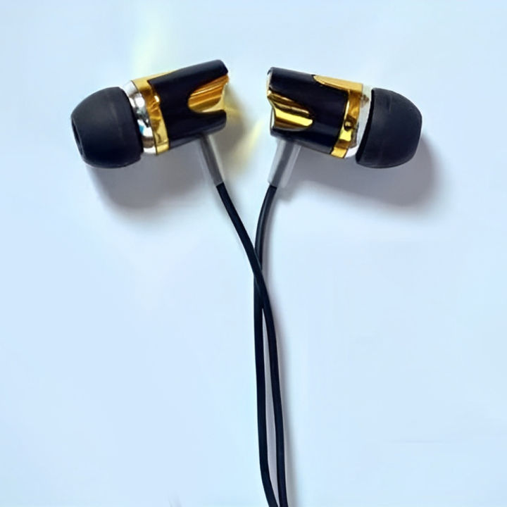 Handsfree High Bass Stereo Headset with Mic, On/Off Control, In-Ear ...