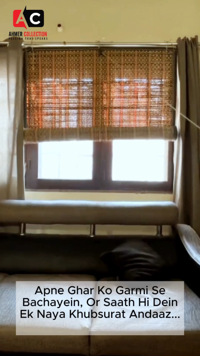 3x3 Feet Bamboo Chicks Blinds | Curtains For Windows | Curtains For ...