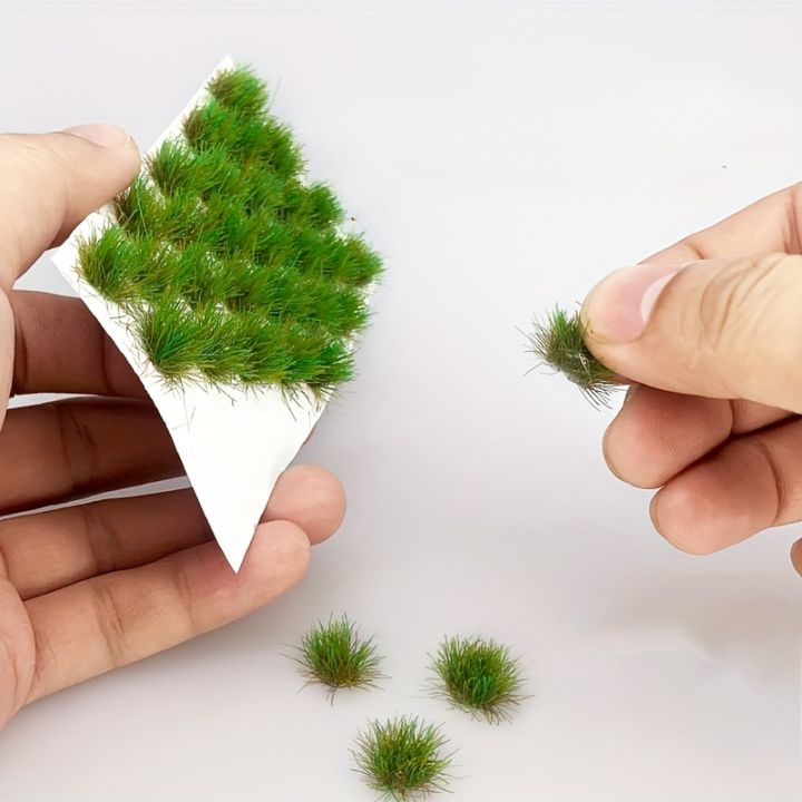 32 clumps/pack Static Grass Tuft Model Grass Tufts Terrain Model Kit ...