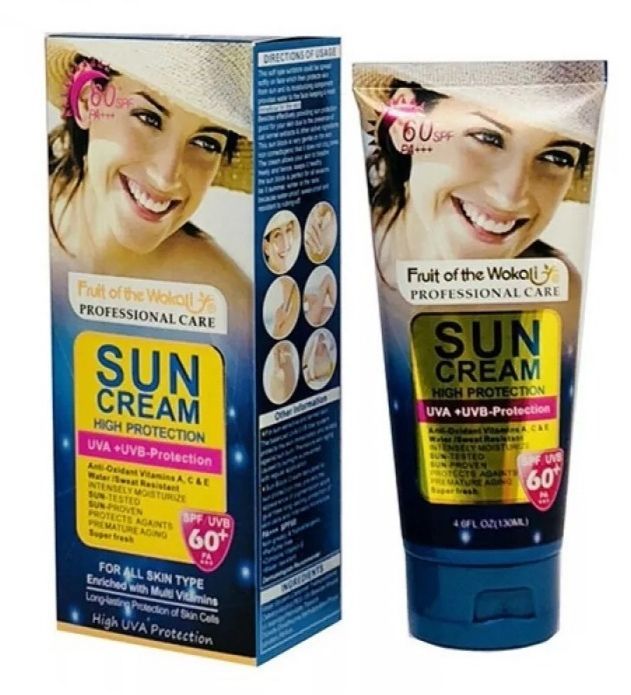 Wokali sun cream spf 60,130ml, made in France | Daraz.lk
