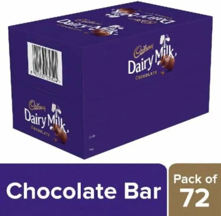 Cadbury Dairy Milk Chocolate Bar 6.3g (Pack of 72) 453.6gm | Daraz.lk