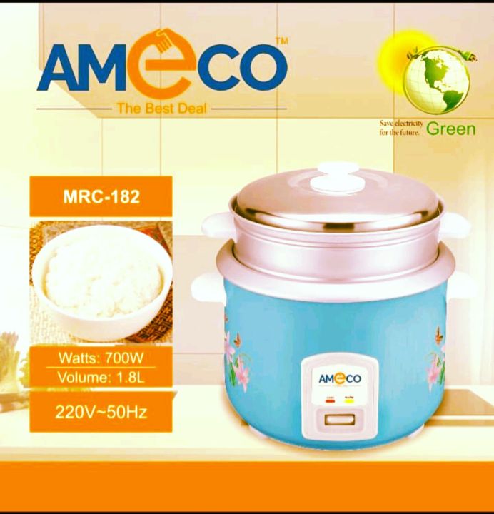 AMECO Rice Cooker 1.8LT (1 Kg) | Daraz.lk